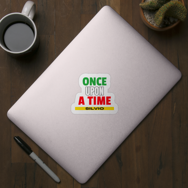Once upon a time Silvio - Silvio Berlusconi - Sticker | TeePublic