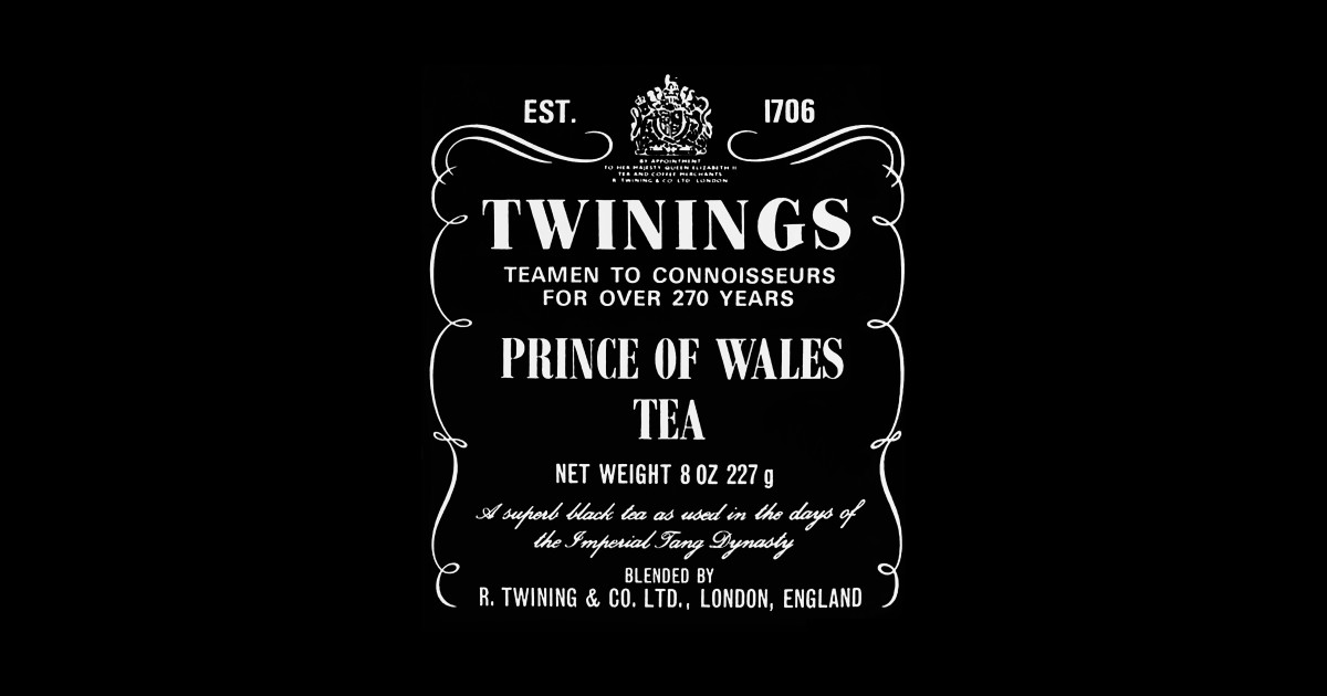 Twinings Prince of Wales Tea - United Kingdom - Sticker | TeePublic