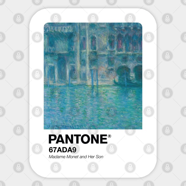 PANTONE MONET - PANTONE Palazzo da Mula, Venice (1908) by Claude Monet ...