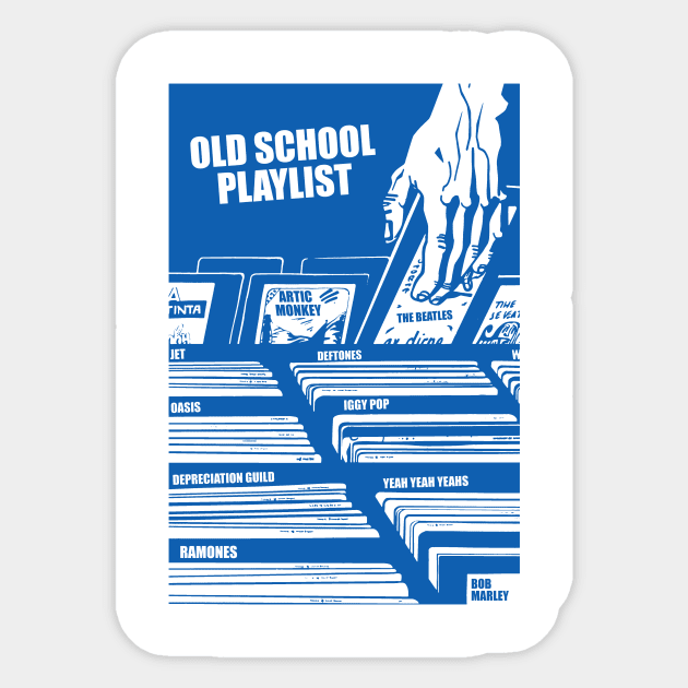 old school playlist 80s - Old School - Sticker | TeePublic