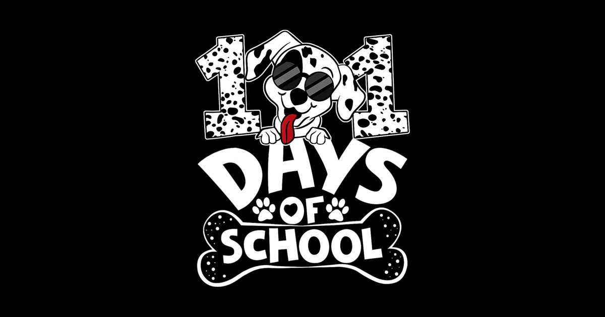 100 Days Of School Dalmatian Dog Boy Kid 100th Day Of School Gift For ...