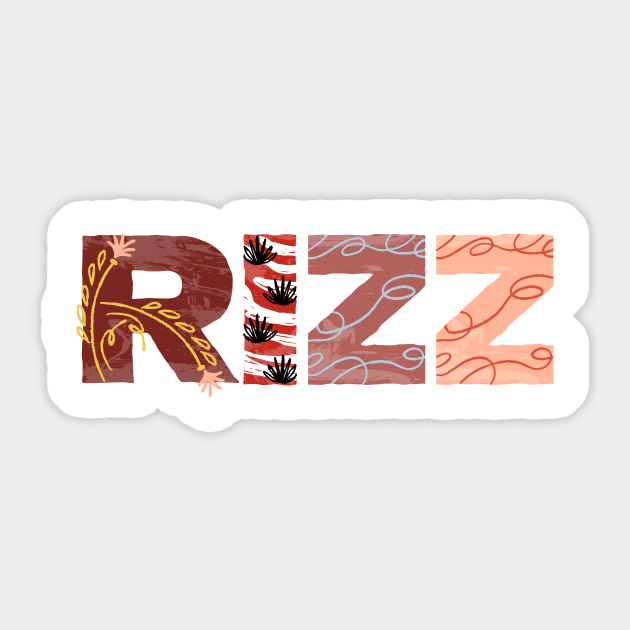 Rizz - Rizz - Sticker | TeePublic