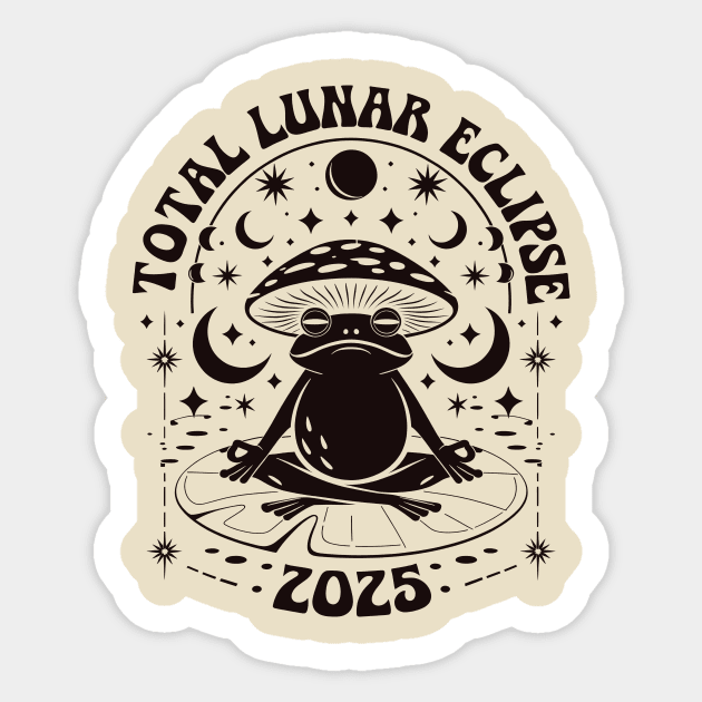 Total-Lunar-Eclipse - Total Lunar Eclipse - Sticker | TeePublic