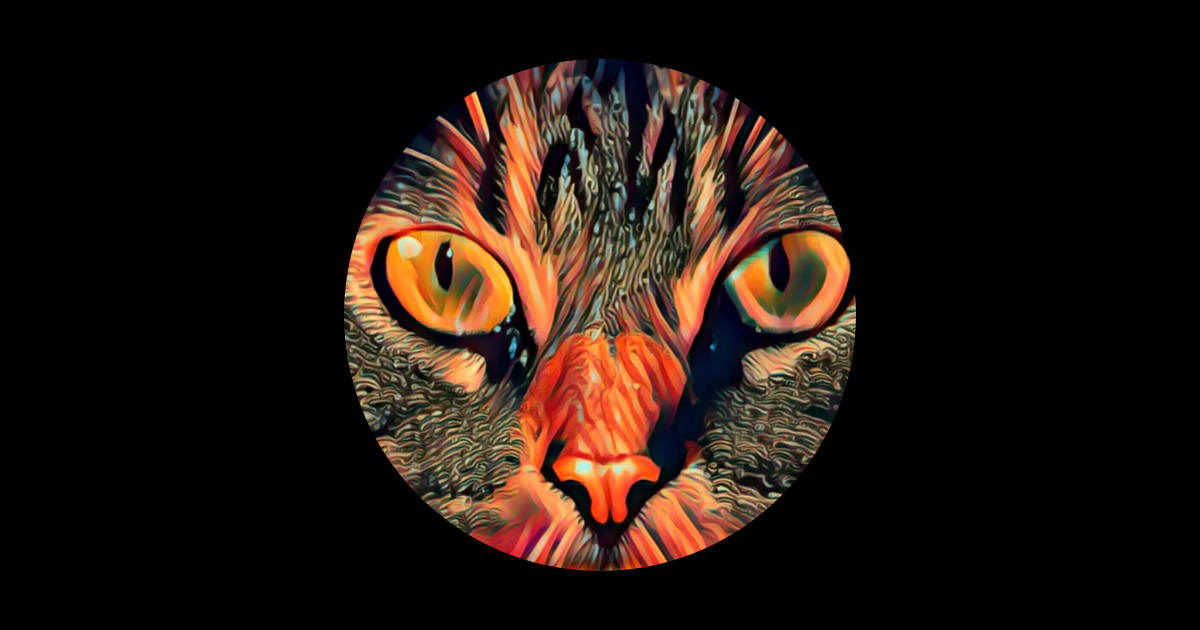 Furry floppy cat - Furry Floppy Cat - Sticker | TeePublic