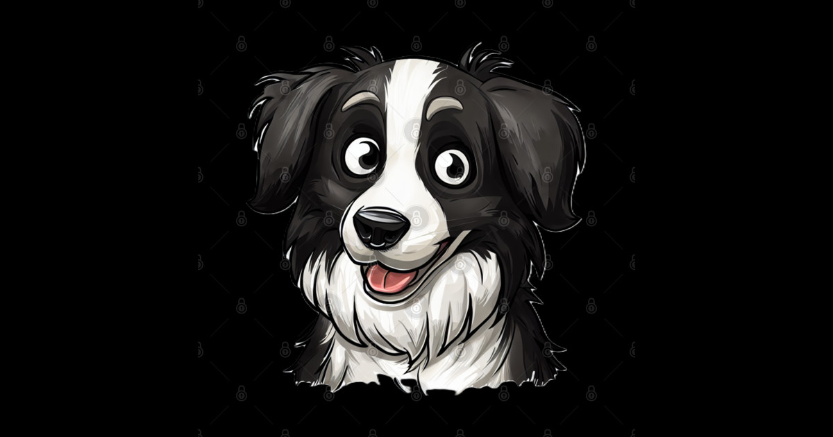 Hello Border Collie - Border Collie - Sticker | TeePublic