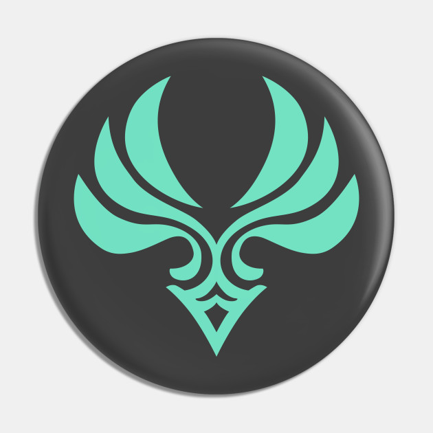 Genshin Impact anemo element - Genshin Impact Element - Pin | TeePublic