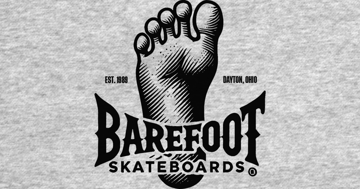 Barefoot Skateboards 7 Logo - Barefoot - T-Shirt | TeePublic