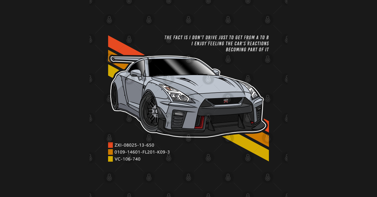 Nissan GTR - Supercar - T-Shirt | TeePublic