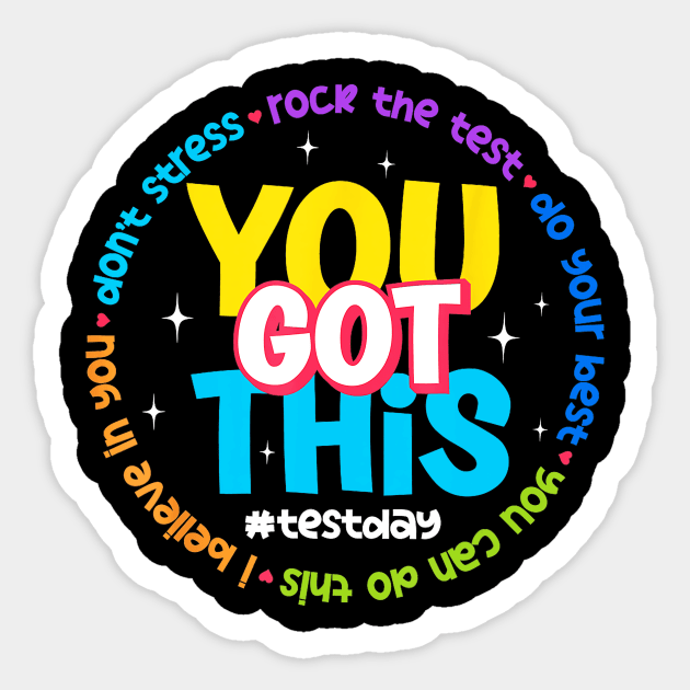Test Day Rock The Test Teacher Testing Day You Got This - Testing Day ...