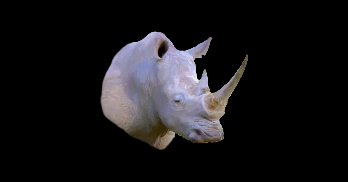 Rhyno portrait - Rhyno - Sticker | TeePublic