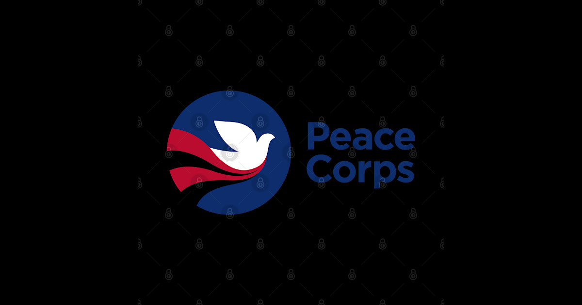 Peace Corps Logo - Peace Corps - Pin | TeePublic