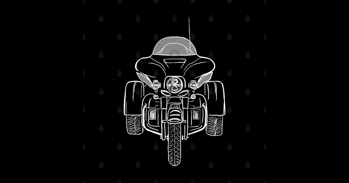 Motorbike: Trike bike - Motorcycles - Posters and Art Prints | TeePublic