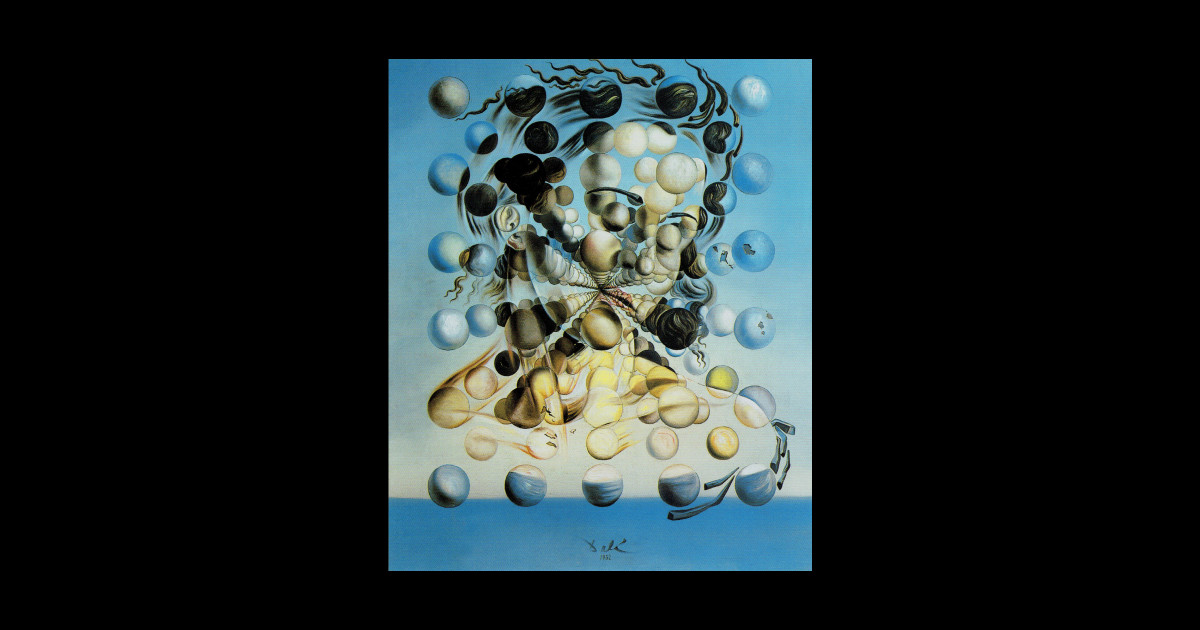 Salvador Dali Atomic Galatea Surrealist Famous Painter - Salvador Dali ...