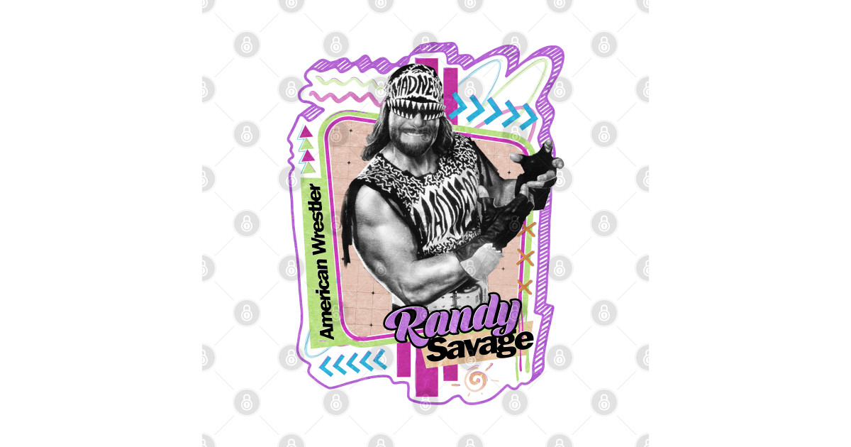 Randy Savage - Pro Wrestler - Randy Savage - T-Shirt | TeePublic