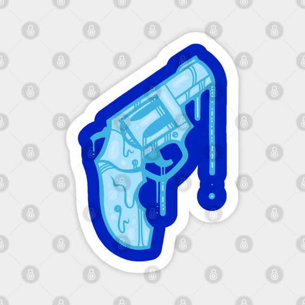 Water Gun - Blue - Sticker | TeePublic