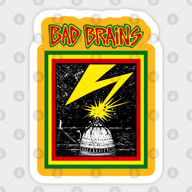 Bad Brains High Resolution - Bad Brains - Sticker | TeePublic
