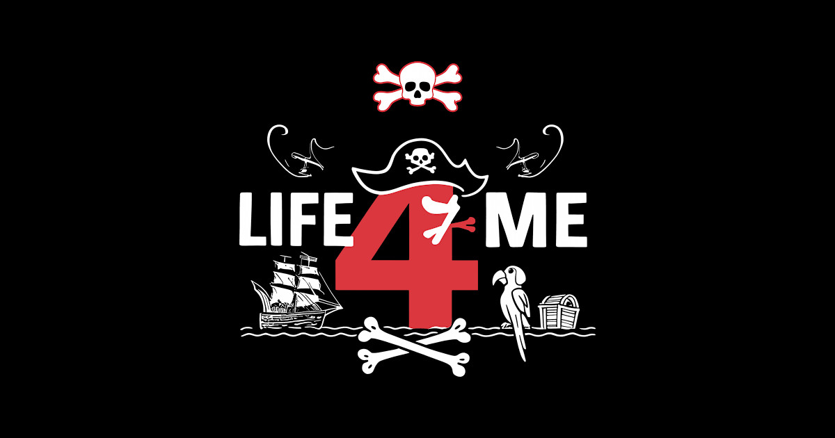 Pirate Life 4 Me 4th Birthday Party Four Years Old gift for boy girl ...