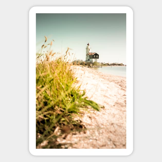Paard van Marken, Dutch lighthouse - Landmark - Sticker | TeePublic