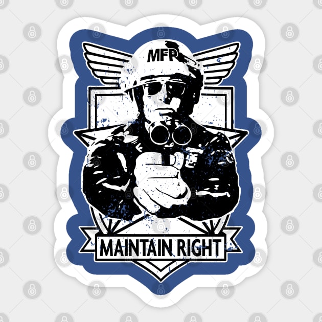 Mad Max Main Force Patrol Logo - Mad Max - Sticker | TeePublic