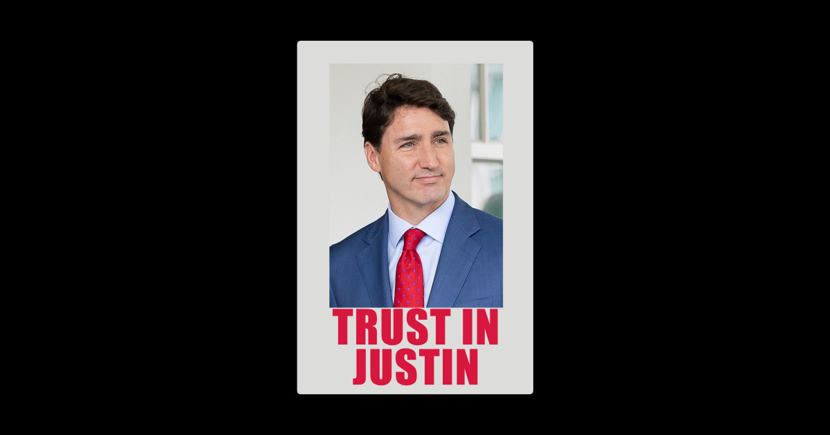 TRUST IN JUSTIN TRUDEAU for PM Canada - Justin Trudeau - Sticker ...