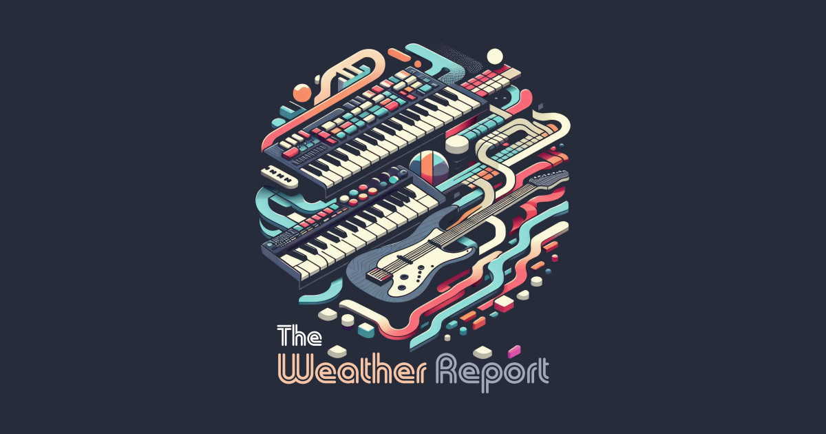 The Weather Report: Fusion Jazz, 80s style graphic tshirt merch - The ...