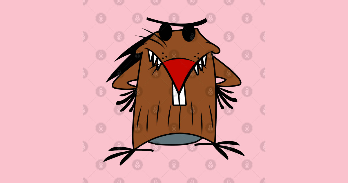 Angry Beaver Daggett - Angry Beavers - T-Shirt | TeePublic