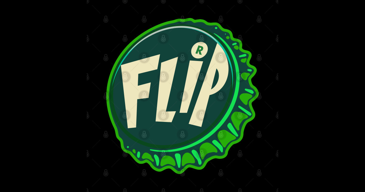 Vintage Flip Soda Bottlecap - Retro Vintage Aesthetic - Sticker | TeePublic
