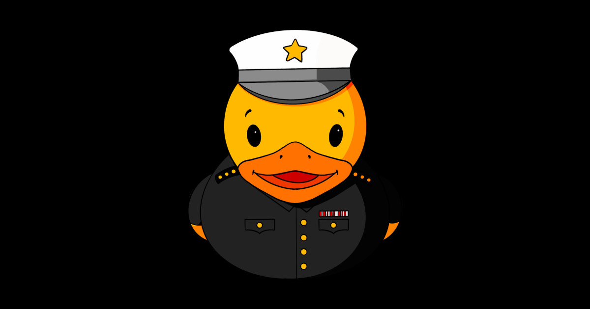 Marine Rubber Duck - Marine - Sticker | TeePublic