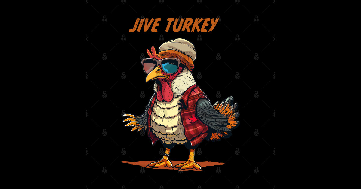 Jive Turkey - Retro Slang - Turkey - Sticker | TeePublic