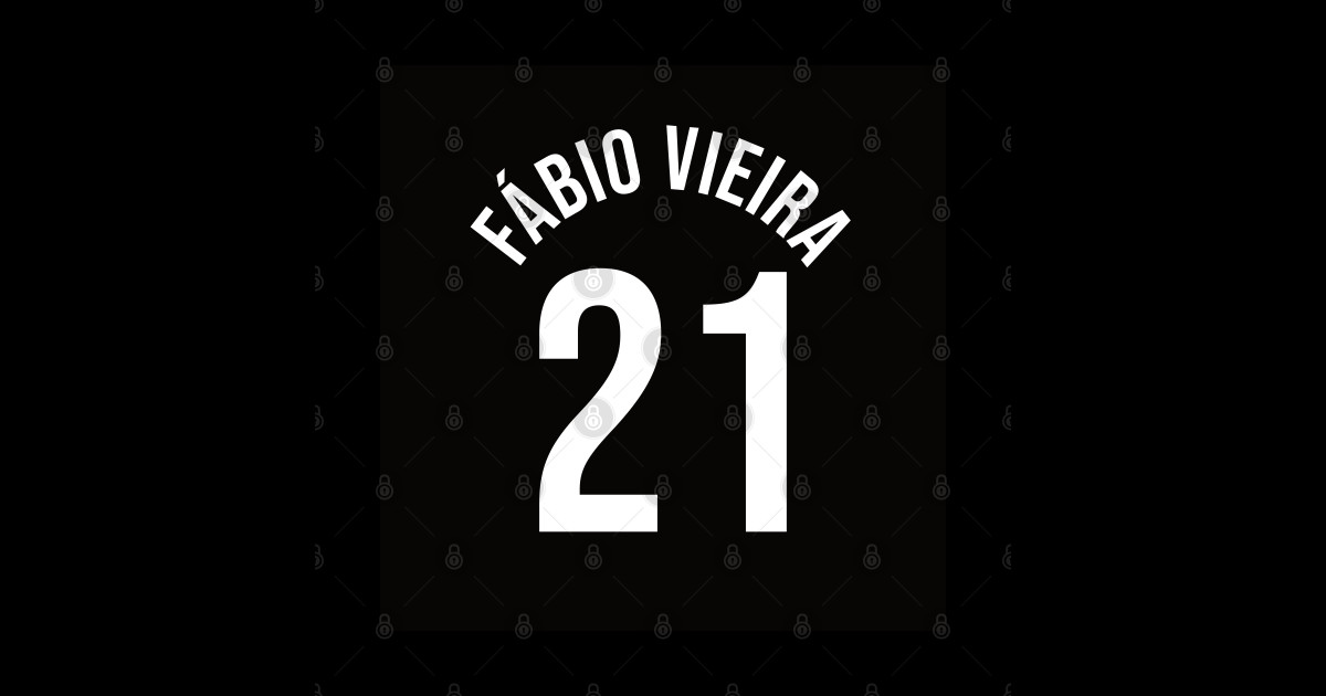Fabio Vieira Away Kit – 2022/23 Season - Fabio Vieira - Posters and Art ...
