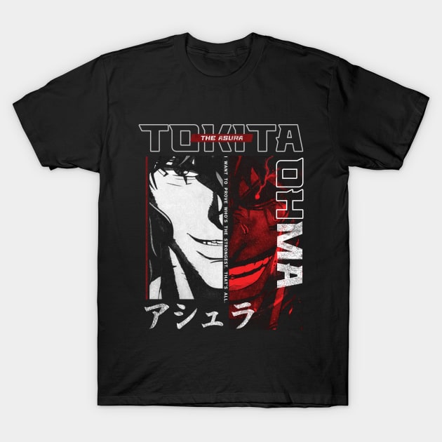 The Asura Ohma Tokita Kengan Anime Manga - Kengan - T-Shirt | TeePublic