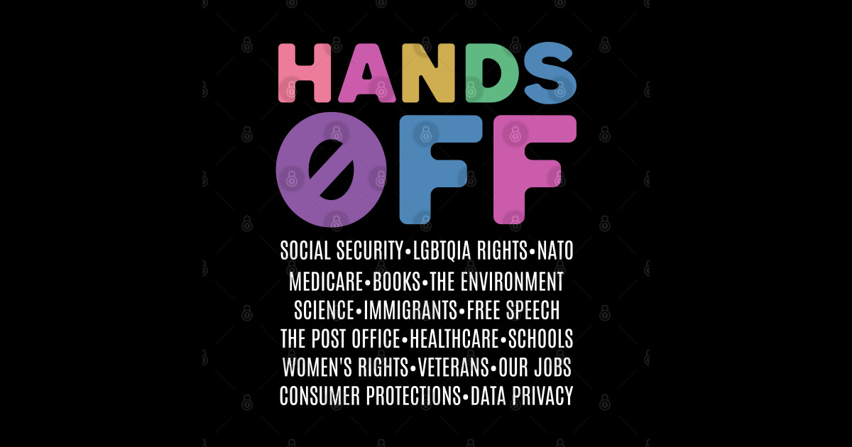 Hands Off Anti Trump Maga FDT Stop DOGE Elon Musk Democrat Resist ...