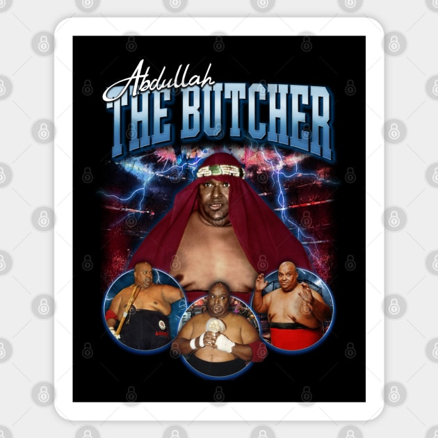 Abdullah The Butcher - Wrestler - Sticker | TeePublic