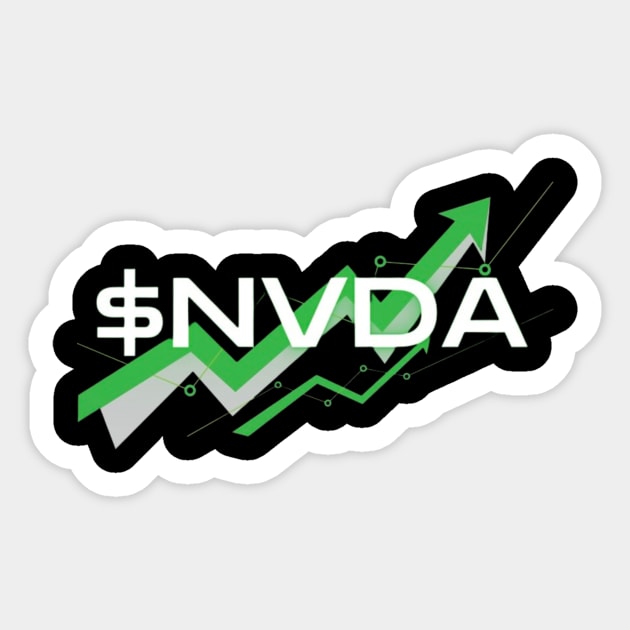 Nvidia Stock - Nvidia - Sticker | TeePublic