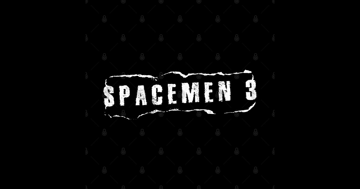 Spacemen 3 Monochrome Fanart - Spacemen 3 - Sticker | TeePublic