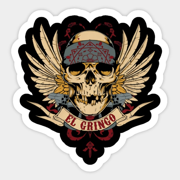 El Gringo Mexican Skull - T Shirtdesign Popular Hot Product Trend ...