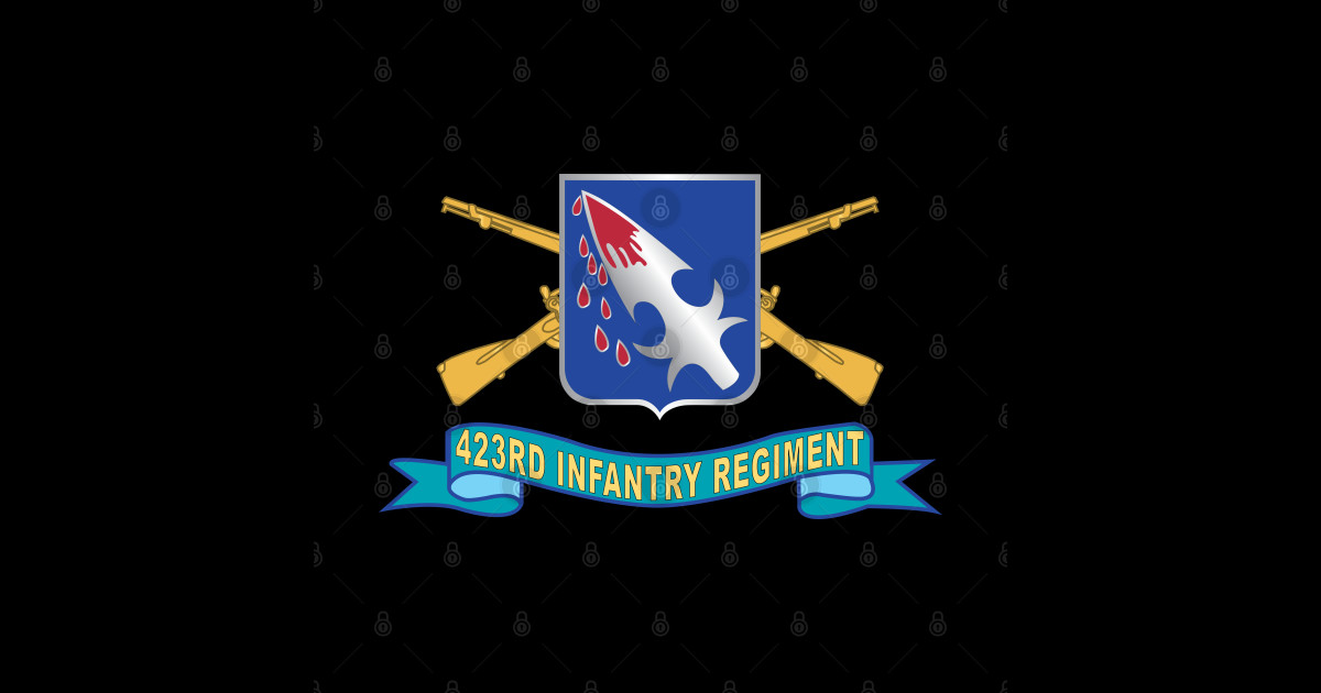 423rd Infantry Regiment - DUI w Br - Ribbon X 300 - 423rd Infantry ...