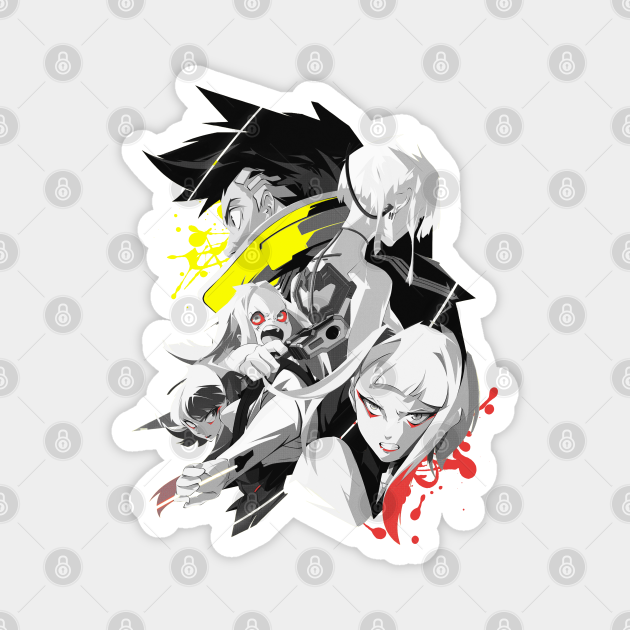 edgerunners characters - Cyberpunk Edgerunners - Magnet | TeePublic