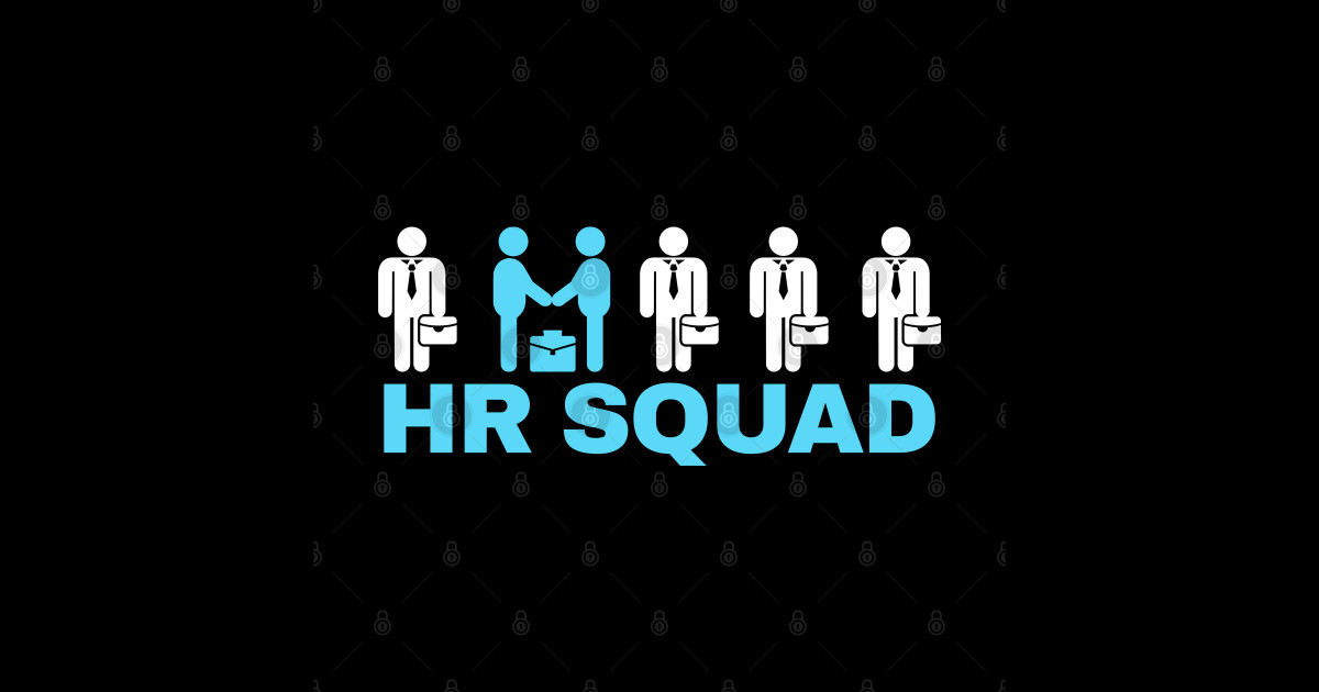 Hr squad - simple - Hr Squad - Sticker | TeePublic