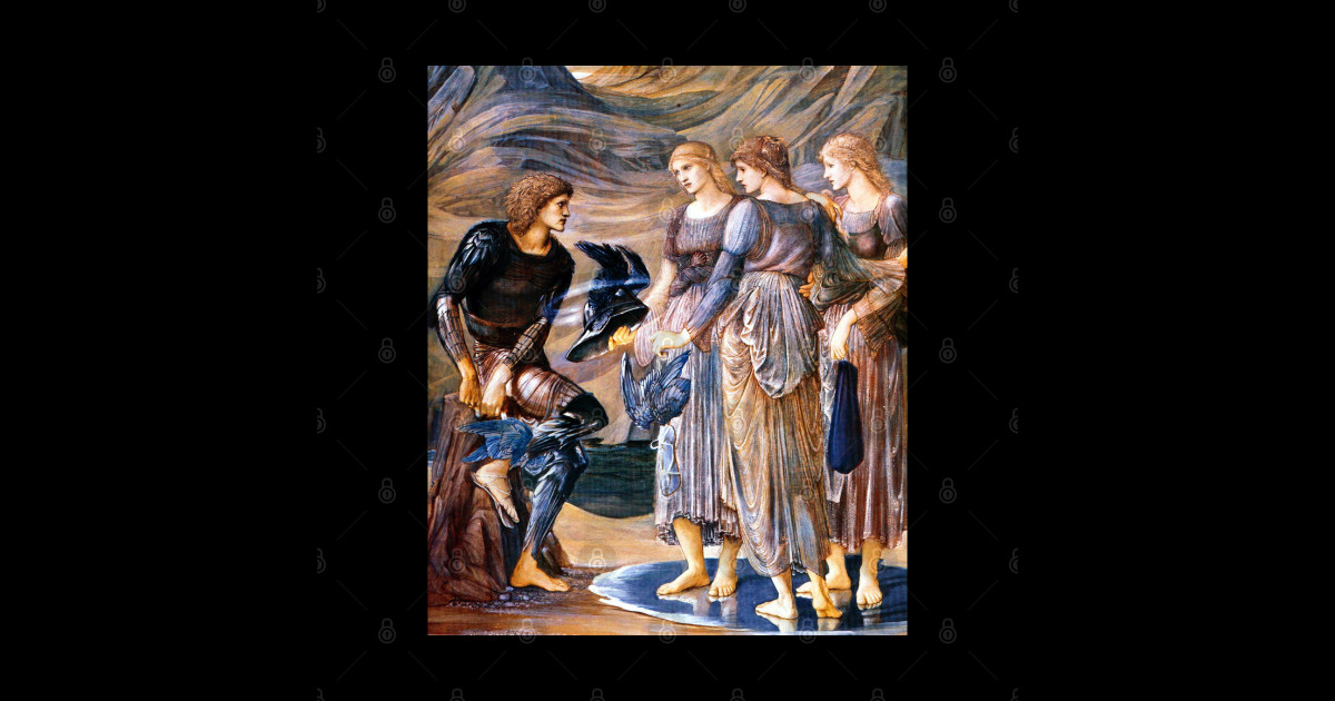Perseus and the Sea Nymphs - Edward Coley Burne-Jones - Perseus ...