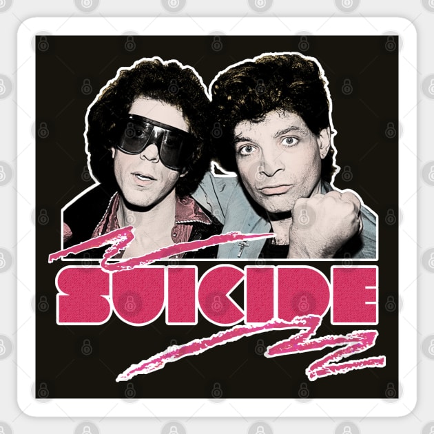 Martin Rev/Alan Vega/Suicide - Suicide Band - Sticker | TeePublic