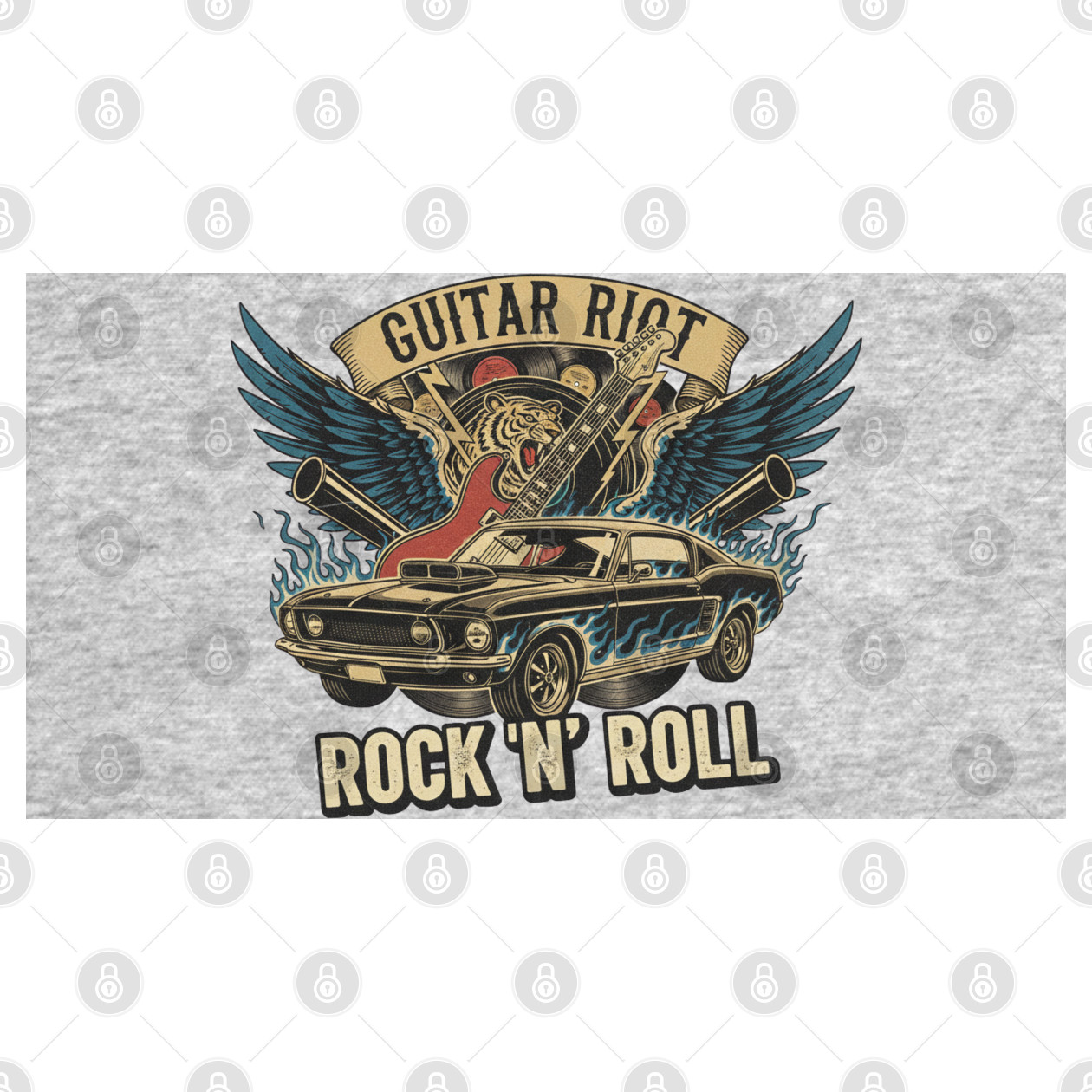 Rock n roll guitar riot - Ac Dc Acdc Rock Band Guitar Vintage - T-Shirt ...