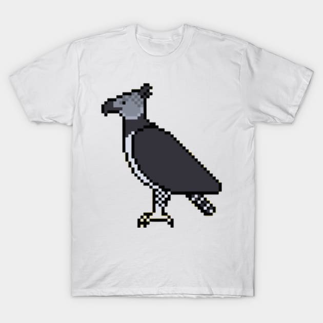 Harpy eagle animal pixel - Animal Art - T-Shirt | TeePublic