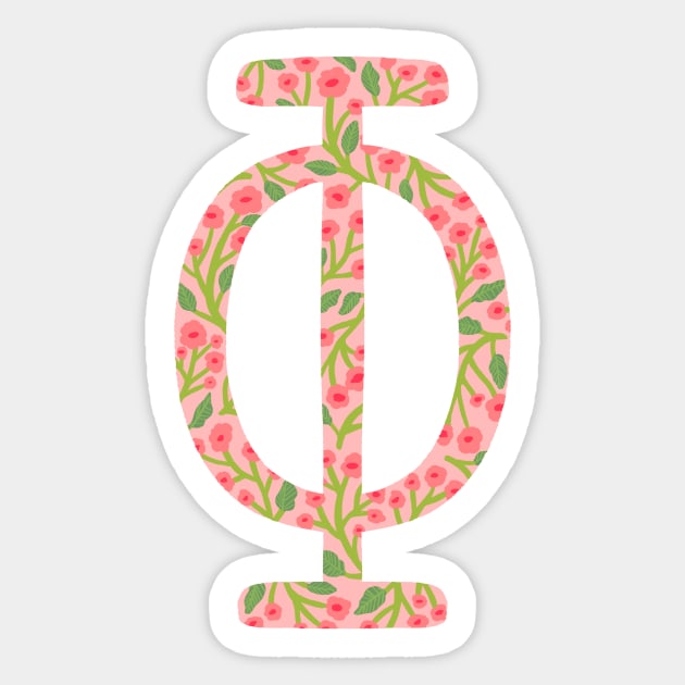 Phi Greek Letter - Phi - Sticker | TeePublic