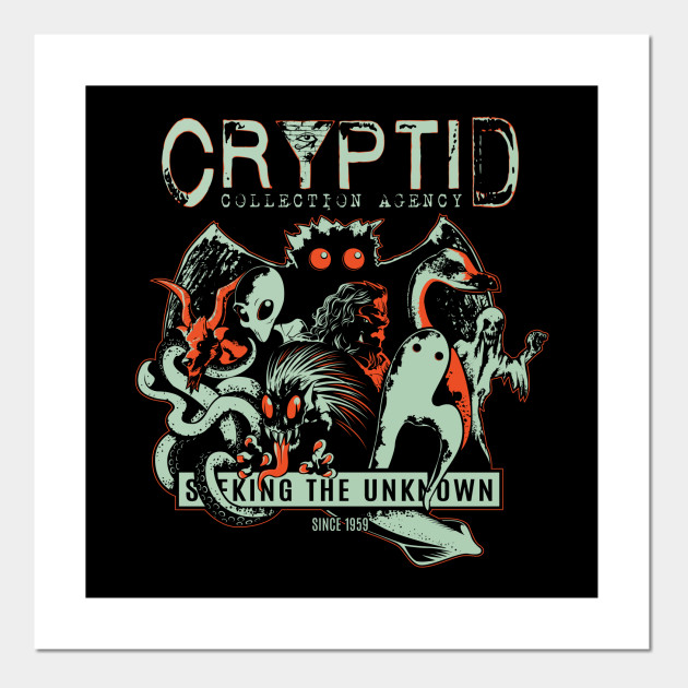 Cryptid Collections - Cryptozoology - Posters and Art Prints | TeePublic
