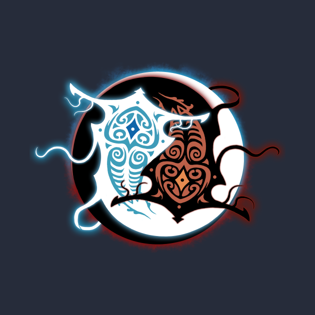Raava x Vaatu - Yin Yang - Legend Of Korra - Hoodie | TeePublic