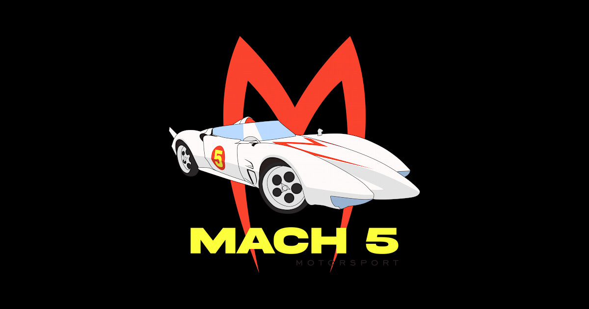 SPEED RACER MACH 5 RETRO VINTAGE - Speed Racer - Sticker | TeePublic