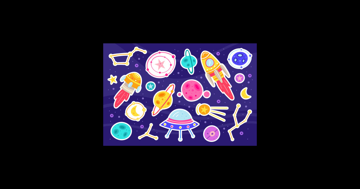 Sars Galaxy - Stars - Sticker | TeePublic