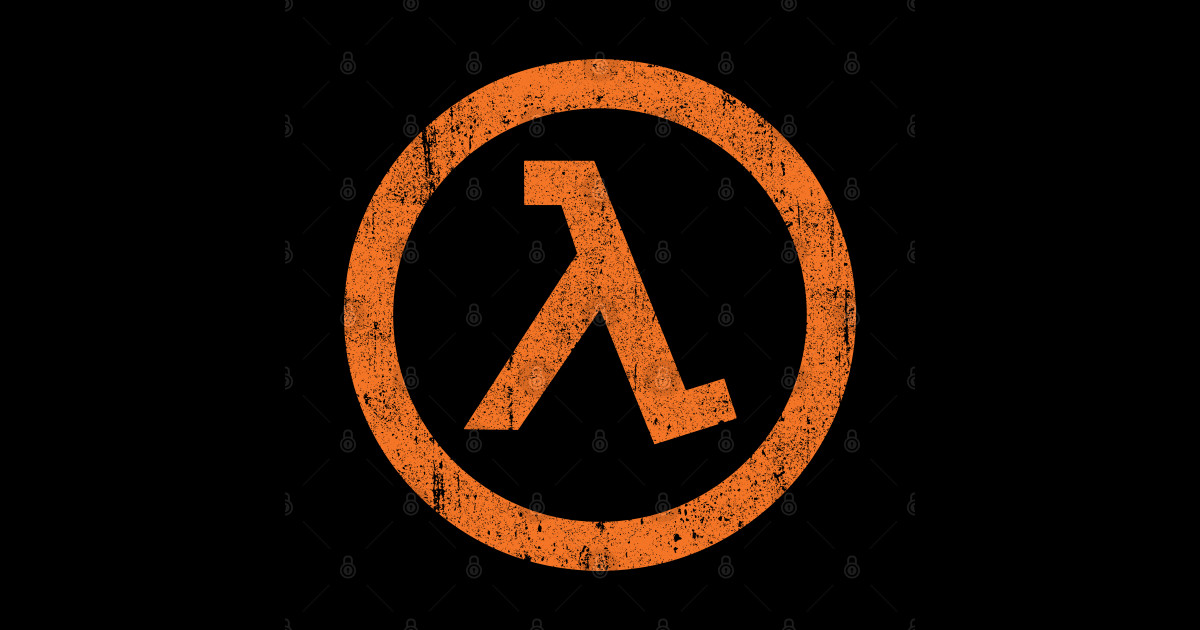 Half Life Lambda Symbol - Half Life - Posters and Art Prints | TeePublic