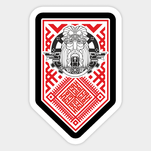 The mythology of the Slavs, Perun - Gods - Sticker | TeePublic